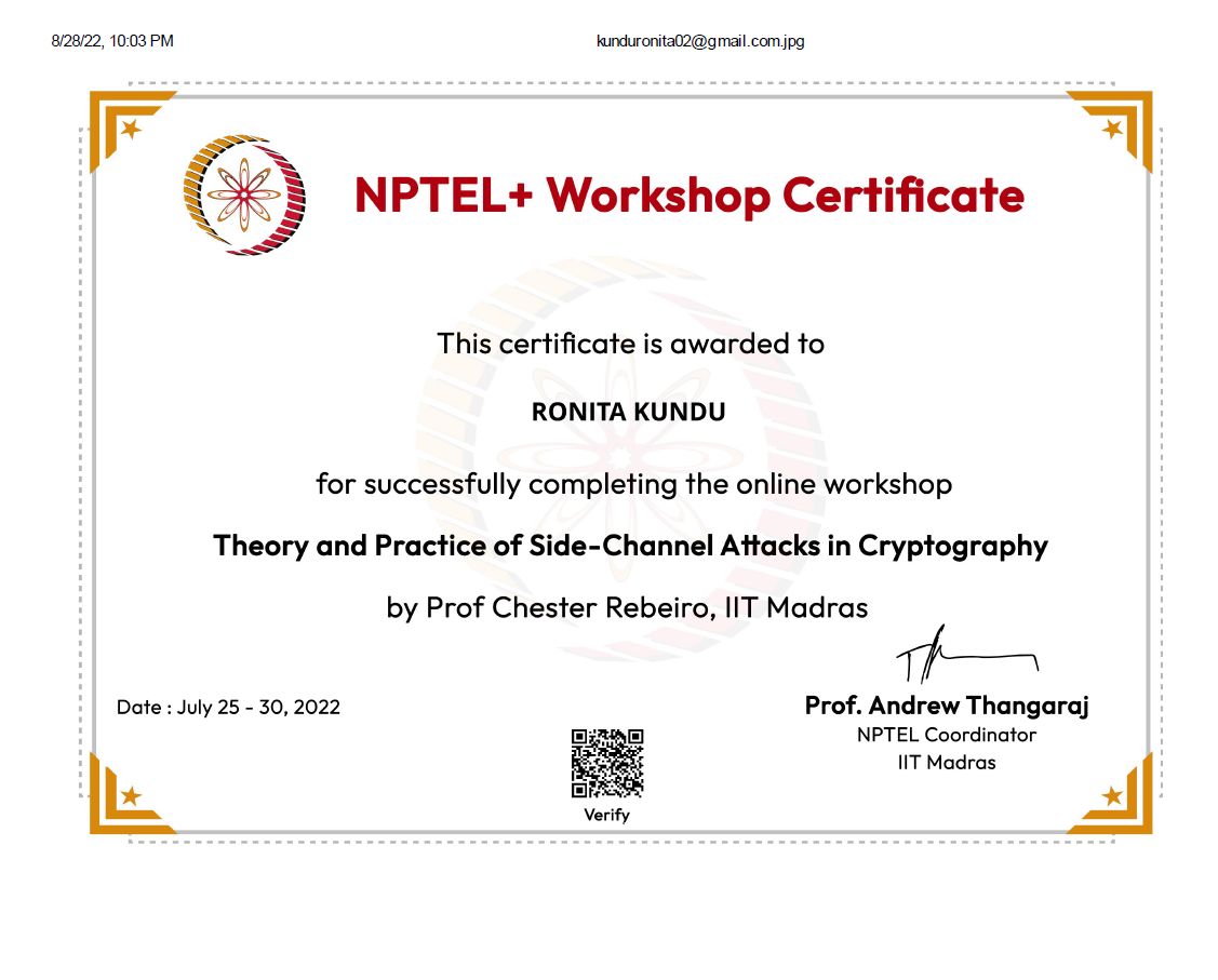 Ronita Kundu on LinkedIn: #successfullycompleted #workshop # ... Ronita Kundu on LinkedIn: #successfullycompleted #workshop # ...