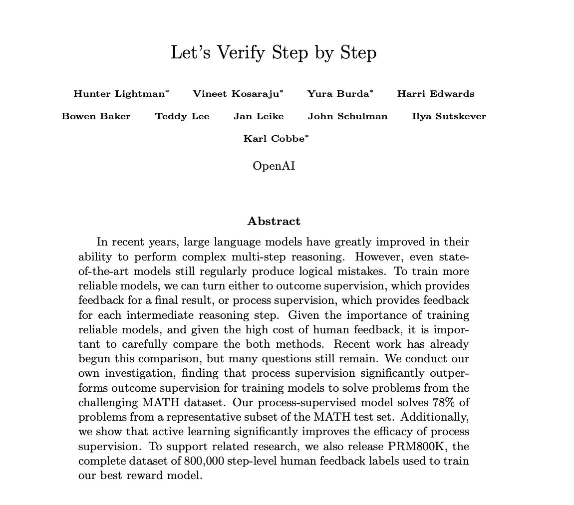 Ahsen Khaliq on LinkedIn: Open AI releases paper + dataset Let’s Verify ... Ahsen Khaliq on LinkedIn: Open AI releases paper + dataset Let’s Verify ...