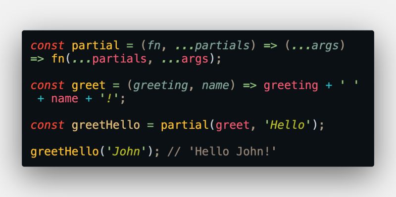 Manish Mohan on LinkedIn: 👋 Ever used lodash's _.partial? 🤔 It's a game ... Manish Mohan on LinkedIn: 👋 Ever used lodash's _.partial? 🤔 It's a game ...