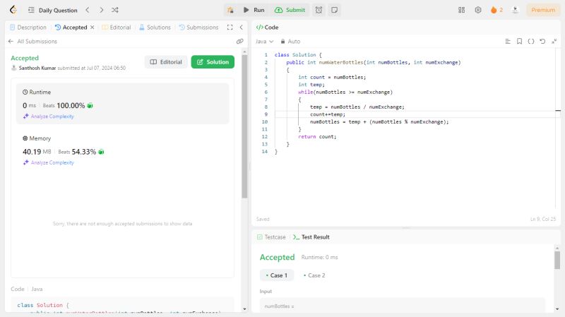 Santhosh Kumar S on LinkedIn: #java #leetcode #coding #problemsolving # ... Santhosh Kumar S on LinkedIn: #java #leetcode #coding #problemsolving # ...