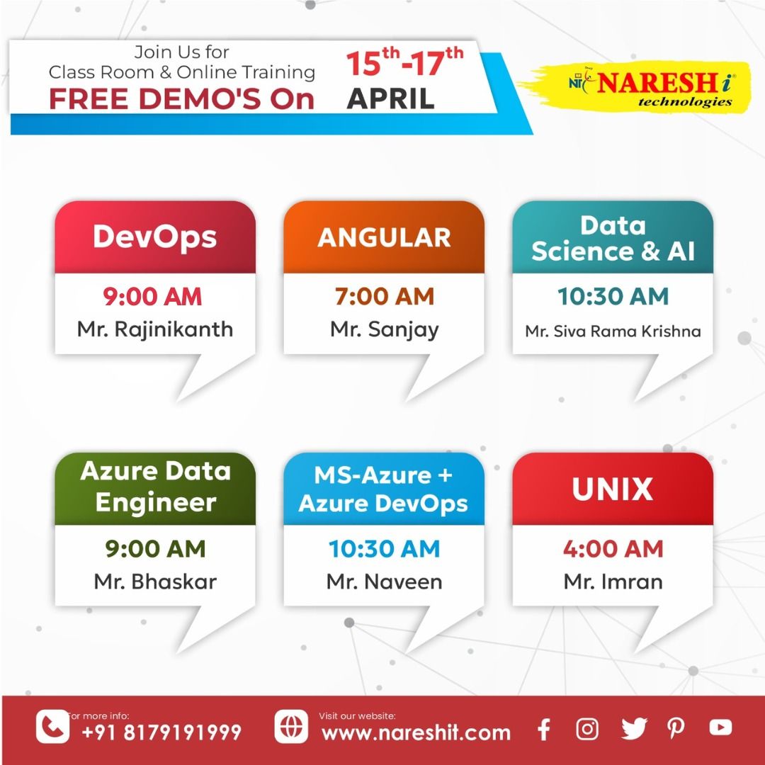 Naresh i Technologies on LinkedIn: #java #dotnet #selenium #devops # ... Naresh i Technologies on LinkedIn: #java #dotnet #selenium #devops # ...