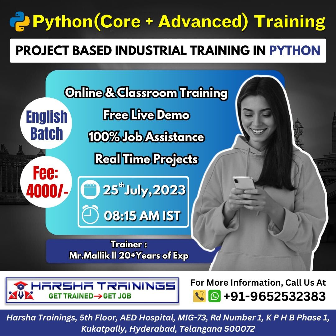 Harsha Trainings on LinkedIn: #pythontraining #learnpython # ... Harsha Trainings on LinkedIn: #pythontraining #learnpython # ...