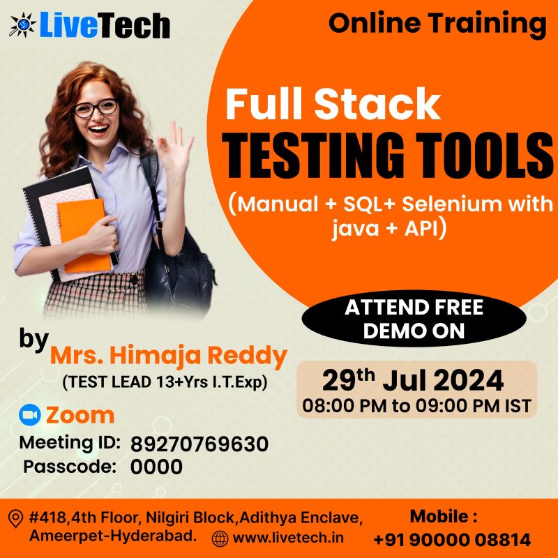 LiveTech QA on LinkedIn: #fullstacktesting #softwaretesting #qaengineer ... LiveTech QA on LinkedIn: #fullstacktesting #softwaretesting #qaengineer ...