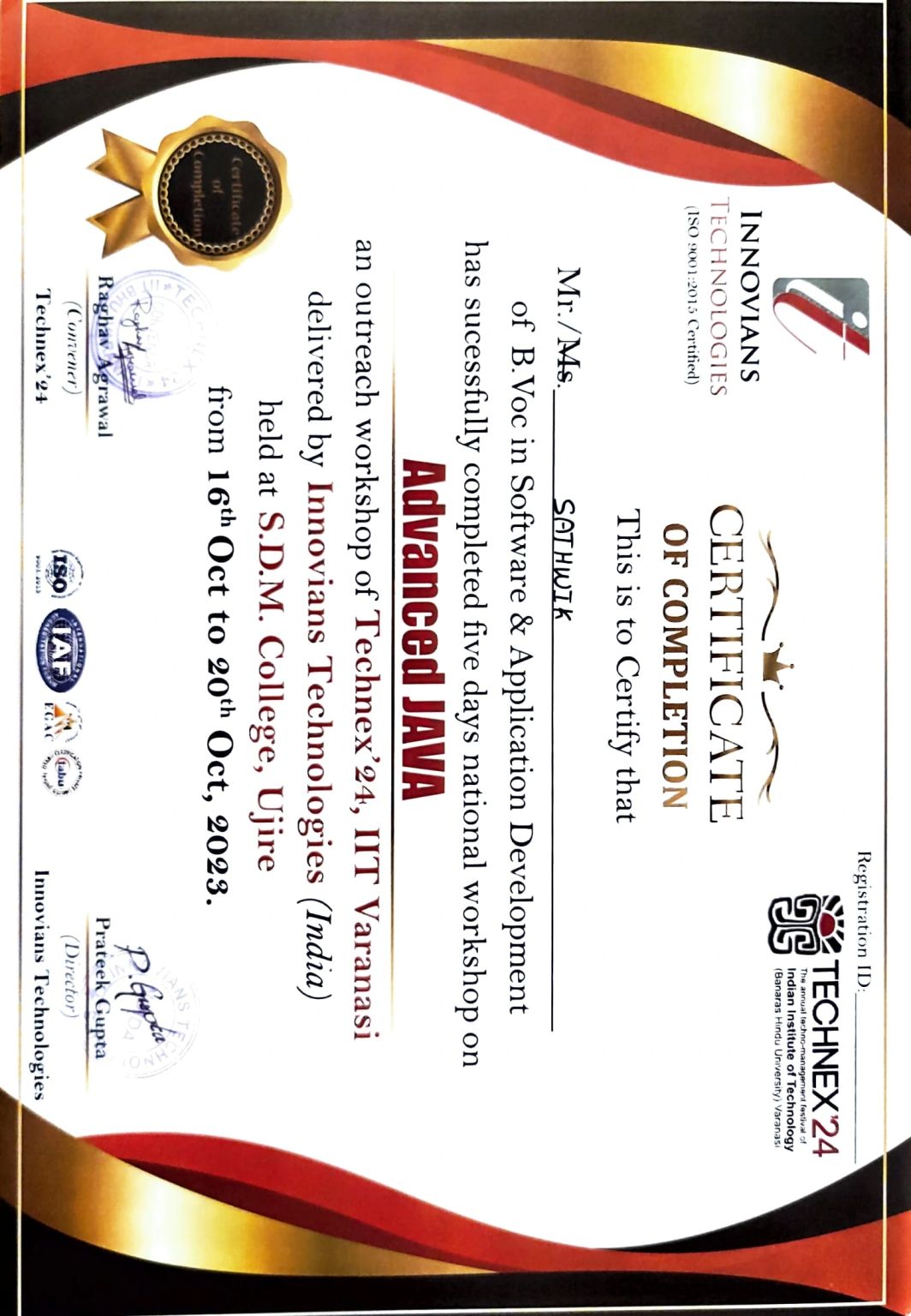 Sathwik Acharya on LinkedIn: Advance Java Sathwik Acharya on LinkedIn: Advance Java