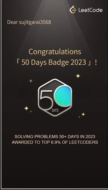 SUJIT GARAI on LinkedIn: #leetcode #leetcode2023 #leetcodejava SUJIT GARAI on LinkedIn: #leetcode #leetcode2023 #leetcodejava