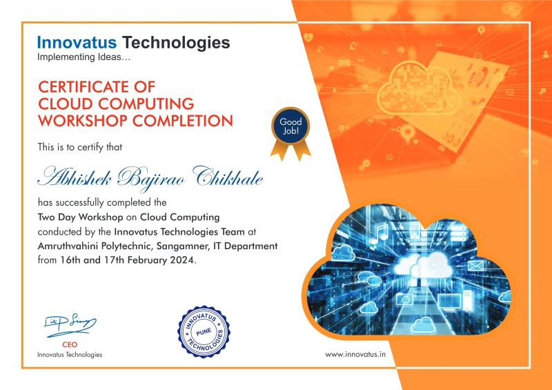 Abhishek Chikhale on LinkedIn: #cloudcomputing #aws #azure #googlecloud ... Abhishek Chikhale on LinkedIn: #cloudcomputing #aws #azure #googlecloud ...