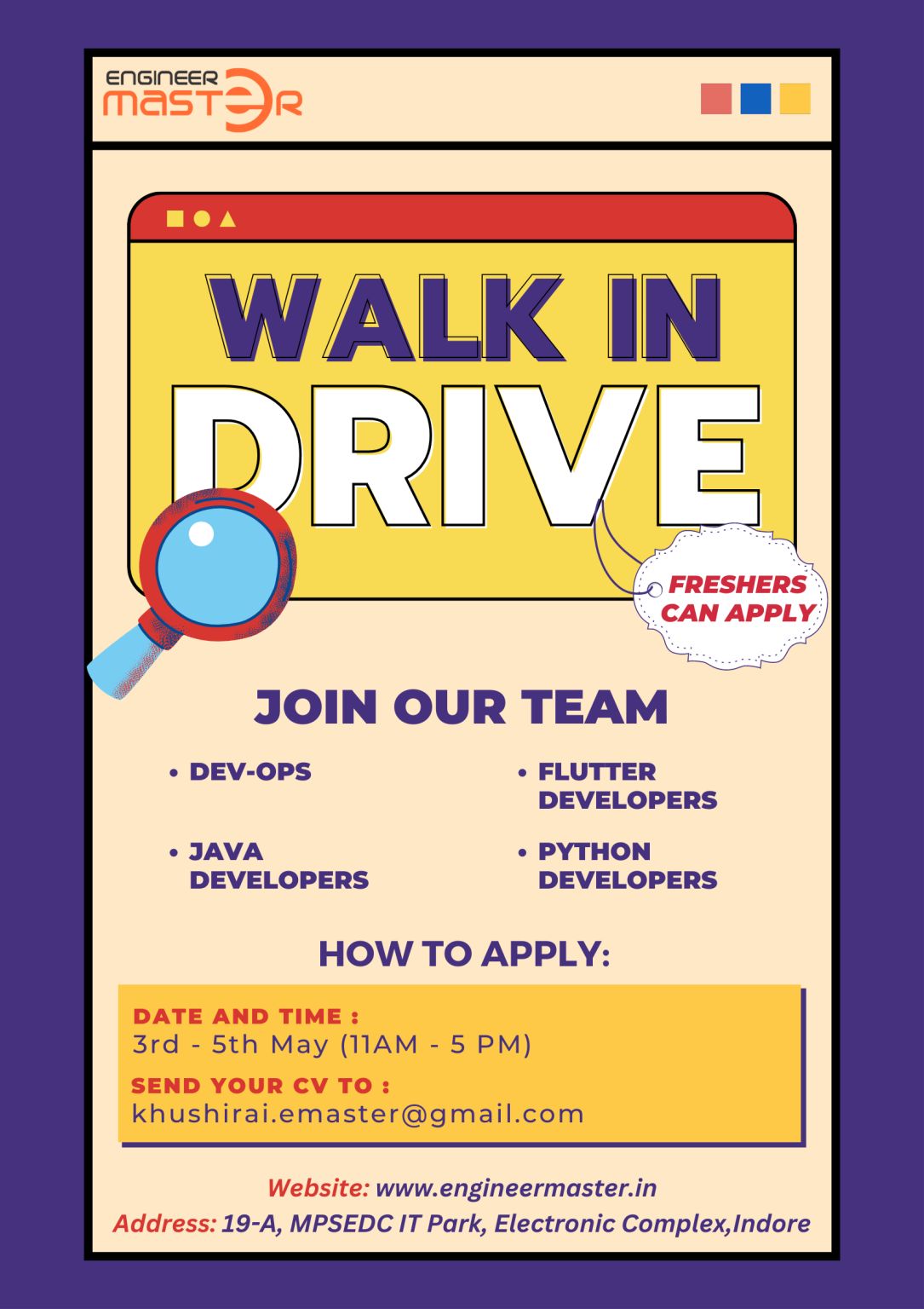 HR khushi Rai on LinkedIn: #freshershiring #walkindrive #python ... HR khushi Rai on LinkedIn: #freshershiring #walkindrive #python ...