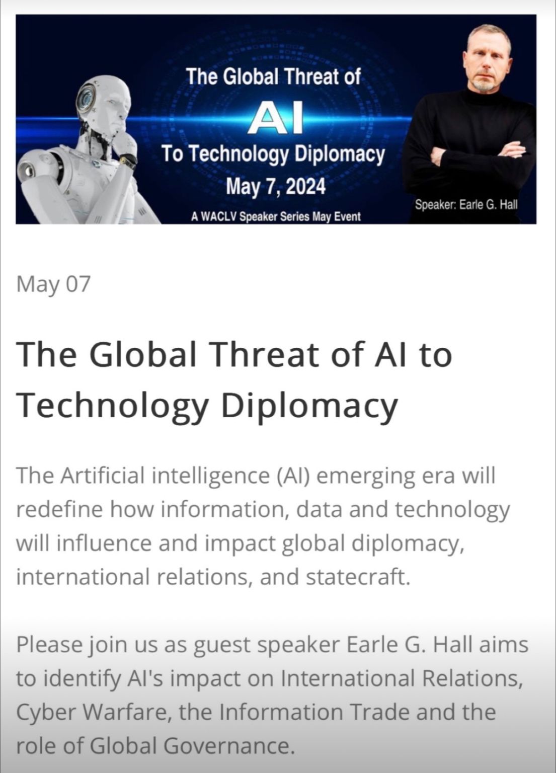 Vivian Palmer, MBA on LinkedIn: #techdiplomacy Vivian Palmer, MBA on LinkedIn: #techdiplomacy