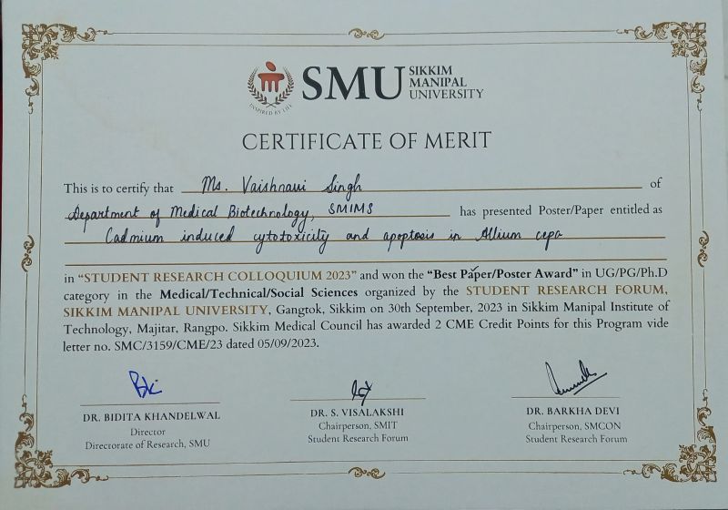 Vaishnavi Singh on LinkedIn: My First Paper presentation ever in a ... Vaishnavi Singh on LinkedIn: My First Paper presentation ever in a ...