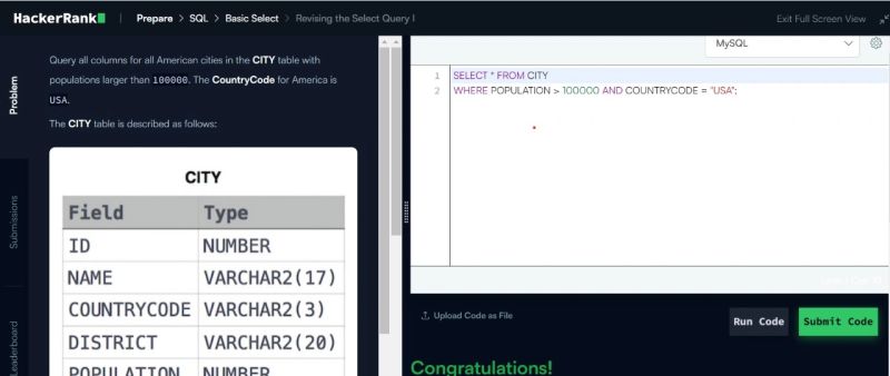 Preetesh Kumar Singha on LinkedIn: #100daysofcode #sql #database # ... Preetesh Kumar Singha on LinkedIn: #100daysofcode #sql #database # ...