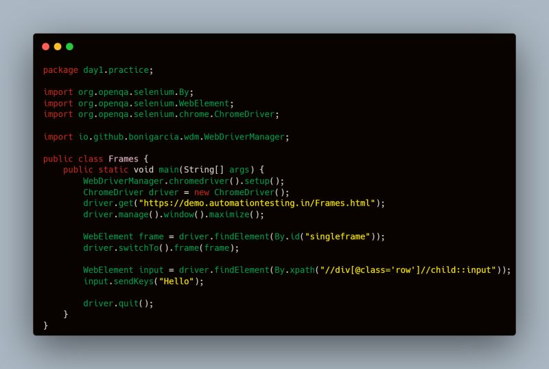 Sakthivel Nathan on LinkedIn: #selenium #java #automationtesting # ... Sakthivel Nathan on LinkedIn: #selenium #java #automationtesting # ...