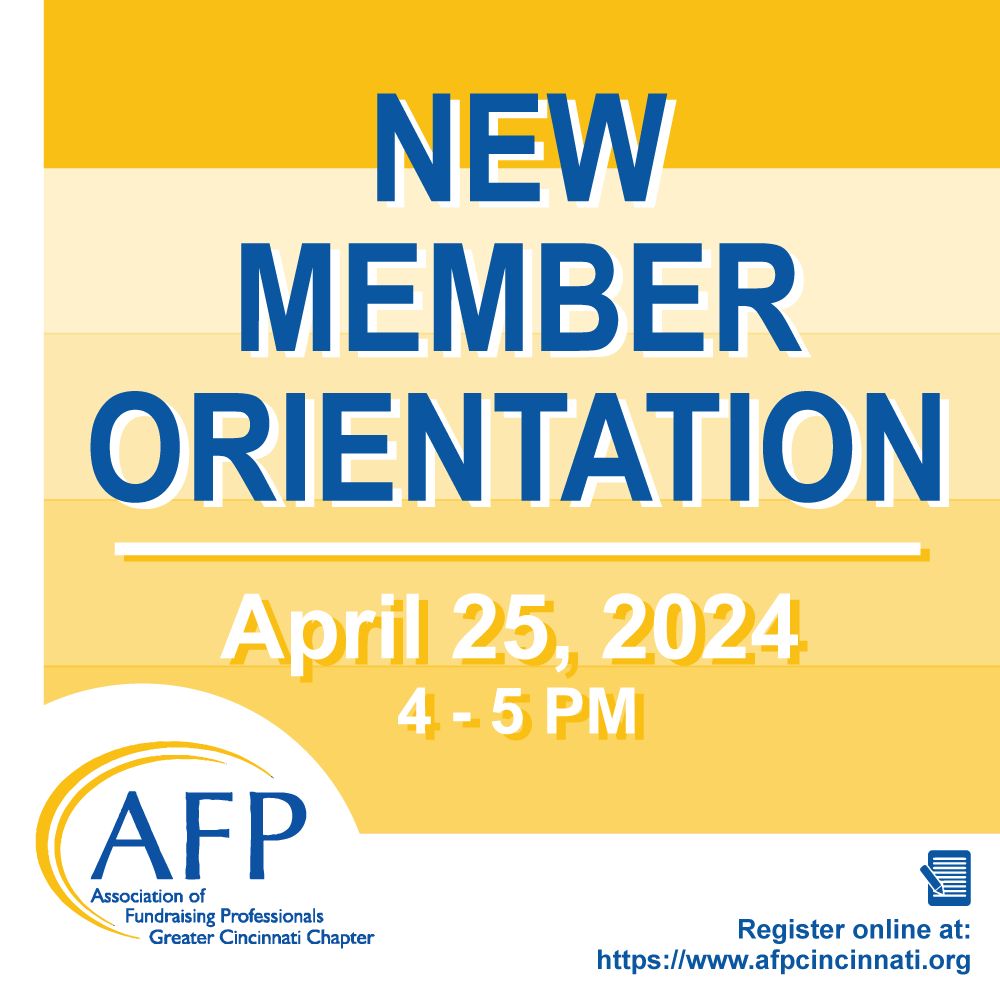 AFP - Greater Cincinnati Chapter on LinkedIn: Calling ALL NEW AFP ... AFP - Greater Cincinnati Chapter on LinkedIn: Calling ALL NEW AFP ...