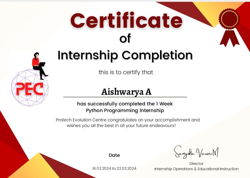 Aishwarya A on LinkedIn: #ai #datascience #python Aishwarya A on LinkedIn: #ai #datascience #python