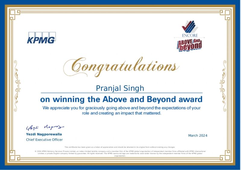 Pranjal Singh on LinkedIn: #aboveandbeyond #superteam #gratitude # ... Pranjal Singh on LinkedIn: #aboveandbeyond #superteam #gratitude # ...