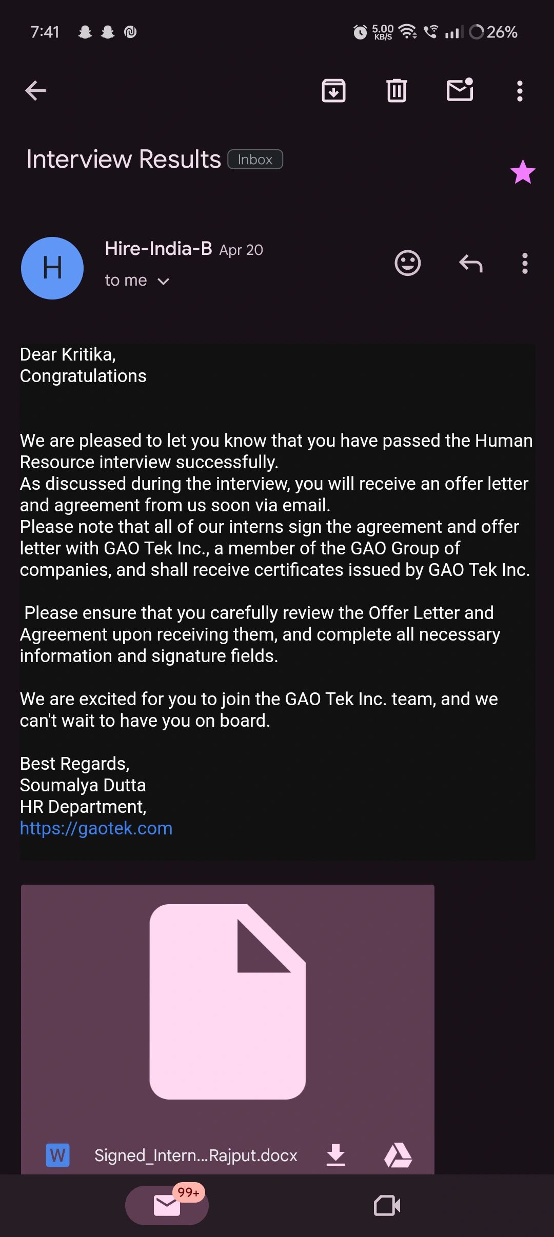 Kritika Rajput on LinkedIn: I'm excited to work with GAOTek Inc. Kritika Rajput on LinkedIn: I'm excited to work with GAOTek Inc.
