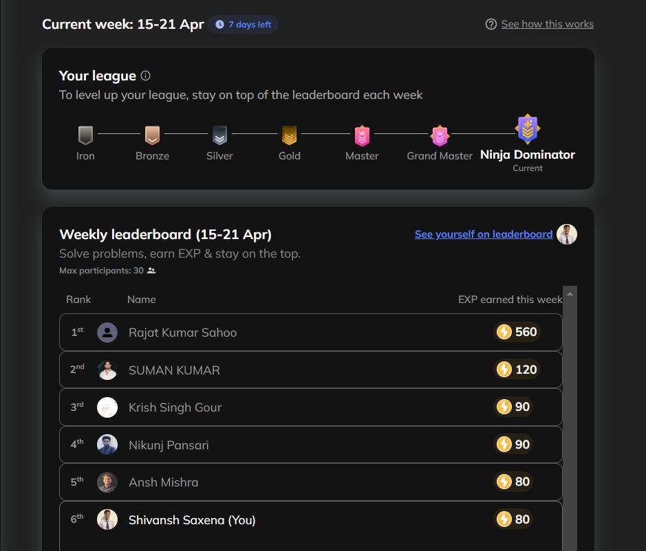 Shivansh Saxena on LinkedIn: Coding Ninjas Shivansh Saxena on LinkedIn: Coding Ninjas