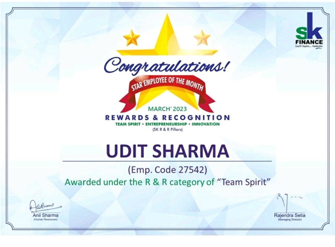 Udit Sharma on LinkedIn: #successful #achievement #certificate Udit Sharma on LinkedIn: #successful #achievement #certificate