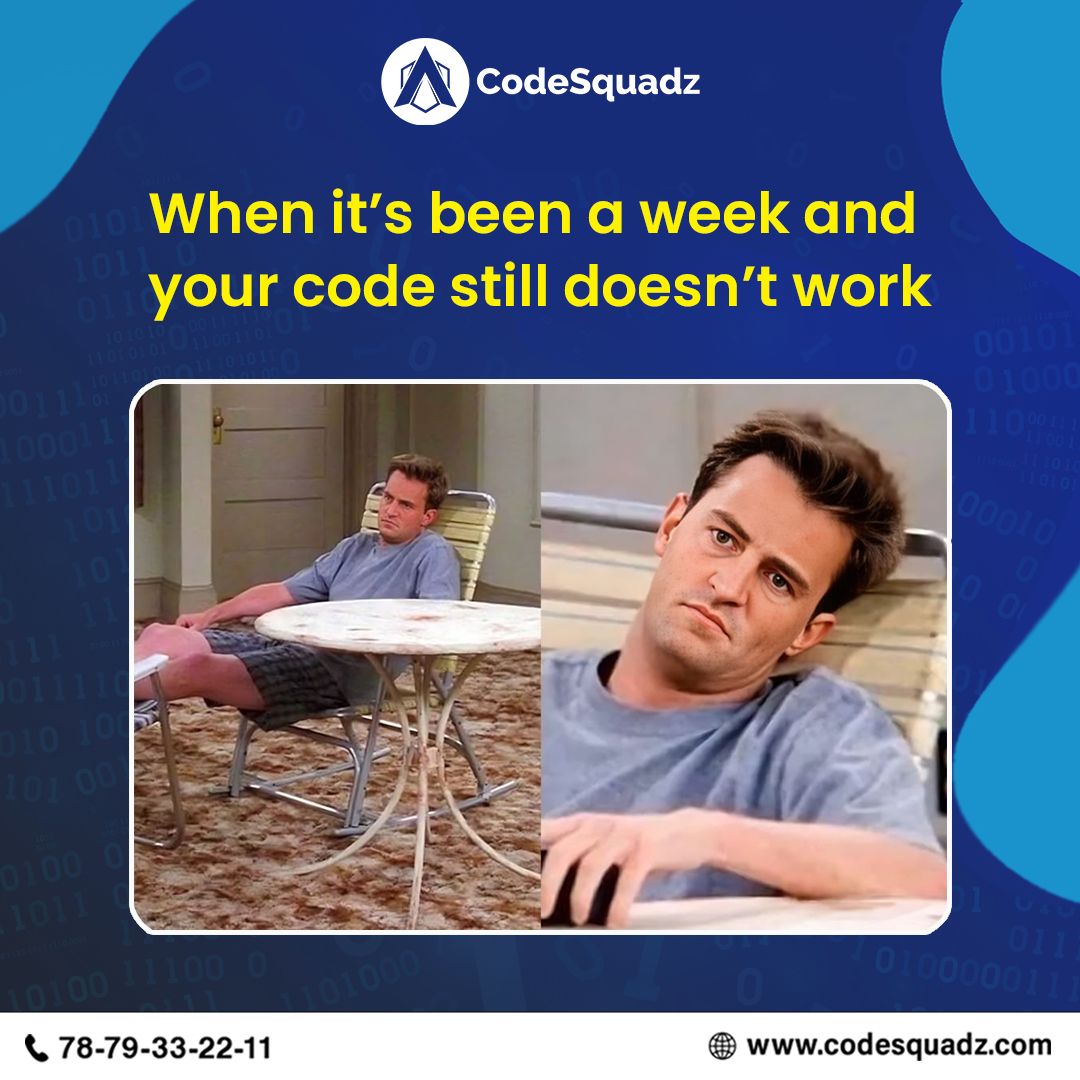 CodeSquadz on LinkedIn: #coding #programming #error #bugs #friday #meme CodeSquadz on LinkedIn: #coding #programming #error #bugs #friday #meme