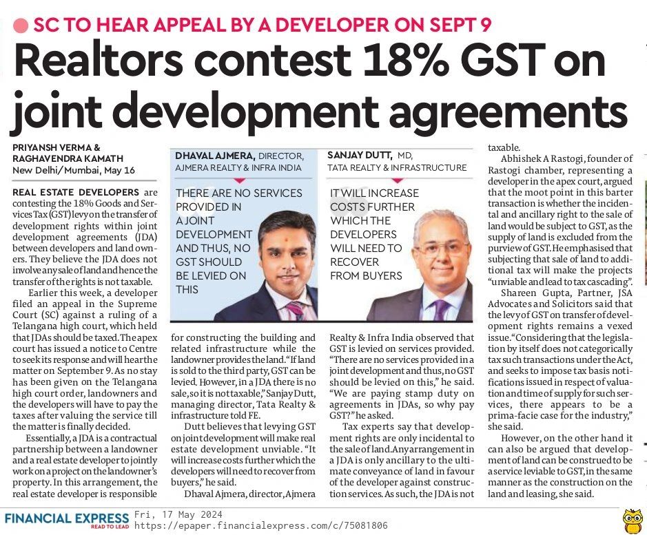 Priyansh Verma on LinkedIn: #gst #realestate #tax #taxation #news #economy Priyansh Verma on LinkedIn: #gst #realestate #tax #taxation #news #economy