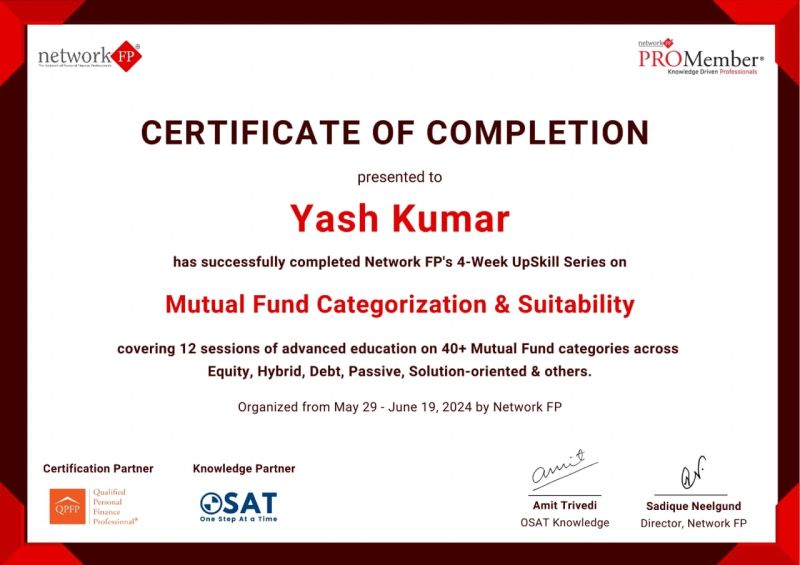 Yash Kumar Bhatia QPFP® on LinkedIn: Mutual Fund Sahi Hai, But Kaun sa ... Yash Kumar Bhatia QPFP® on LinkedIn: Mutual Fund Sahi Hai, But Kaun sa ...