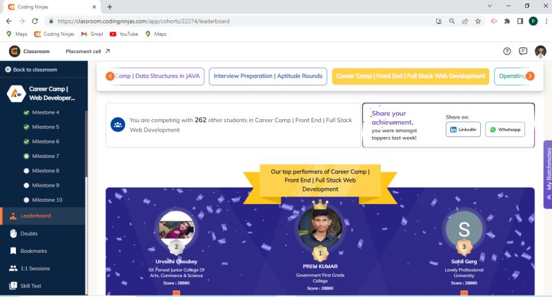 prem kumar on LinkedIn: #frontenddevelopment #codingninjas #careercamp ... prem kumar on LinkedIn: #frontenddevelopment #codingninjas #careercamp ...
