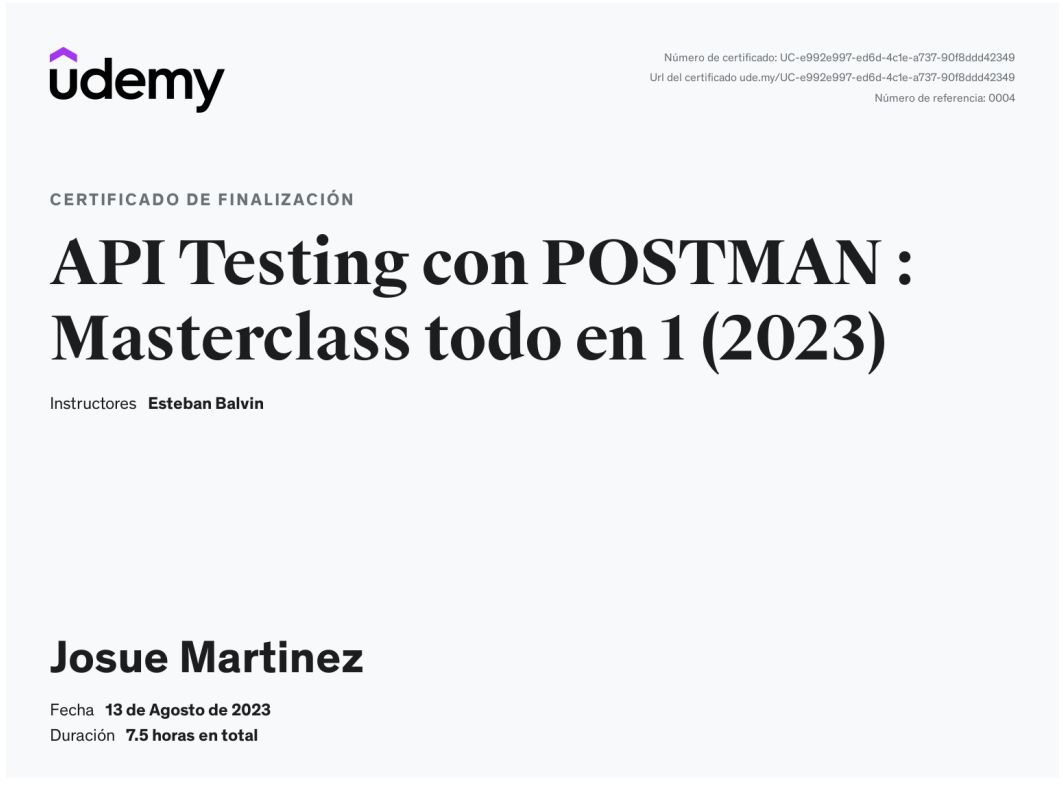 Josue Jahasiel Martinez Torres on LinkedIn: I have finished this Udemy ... Josue Jahasiel Martinez Torres on LinkedIn: I have finished this Udemy ...