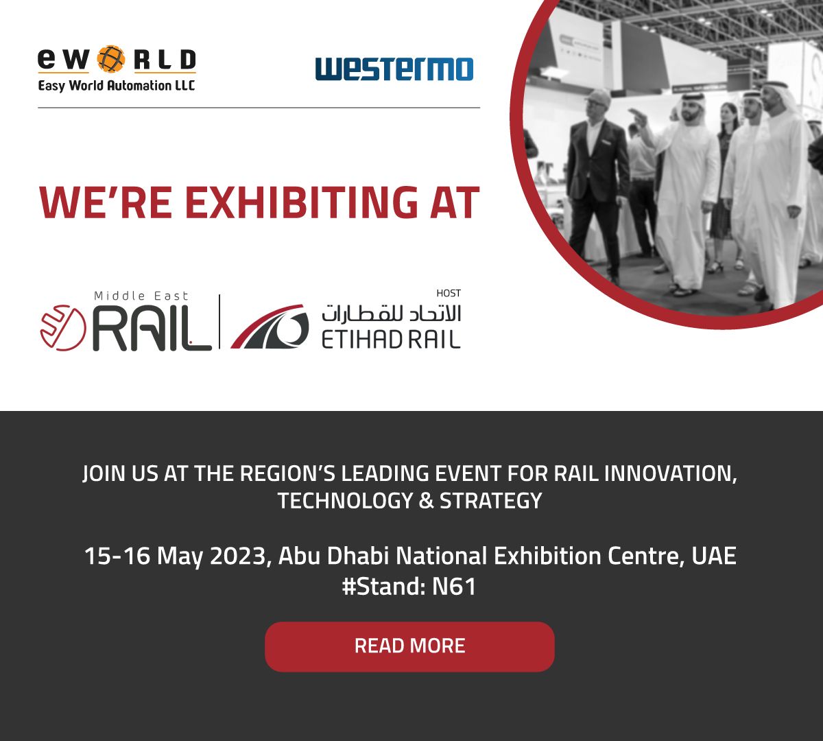 Easy World Automation on LinkedIn: Middle East Rail Exhibition 2023 Easy World Automation on LinkedIn: Middle East Rail Exhibition 2023