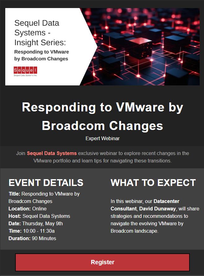 Sequel Data Systems on LinkedIn: #datacenter #sequeldatasystems #vmware ... Sequel Data Systems on LinkedIn: #datacenter #sequeldatasystems #vmware ...