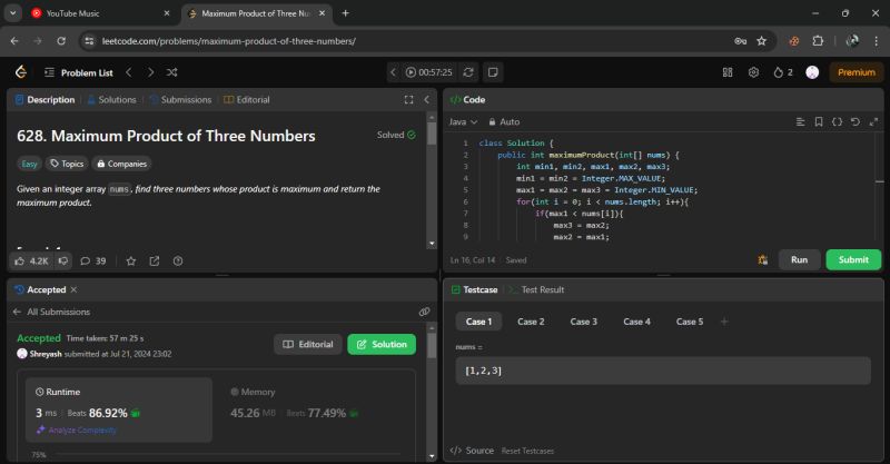 Shreyash Mulate on LinkedIn: #100daysofcode #100daysofcode #leetcode # ... Shreyash Mulate on LinkedIn: #100daysofcode #100daysofcode #leetcode # ...