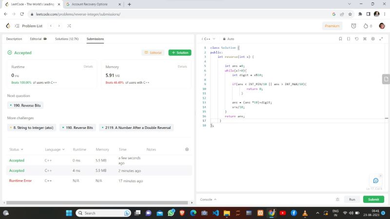 Sadashish Kumar Bhokta on LinkedIn: #dsachallenge140 Sadashish Kumar Bhokta on LinkedIn: #dsachallenge140