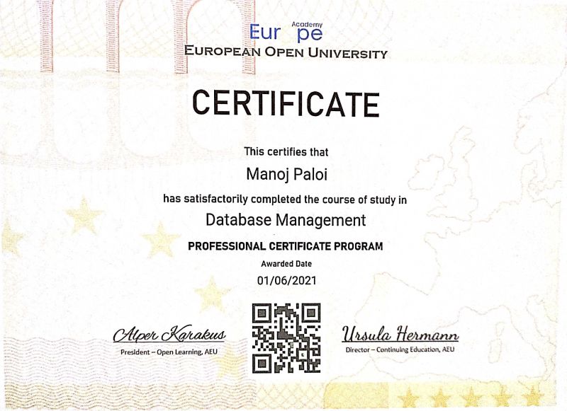 Manoj Paloi on LinkedIn: #databasemanagement #continuouslearning # ... Manoj Paloi on LinkedIn: #databasemanagement #continuouslearning # ...