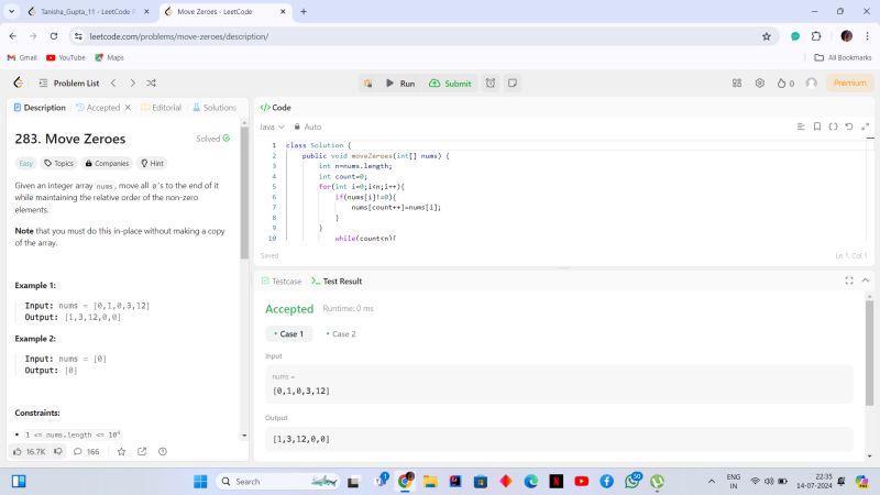 Tanisha Gupta on LinkedIn: #codingchallenge #algorithm #100daysofcode # ... Tanisha Gupta on LinkedIn: #codingchallenge #algorithm #100daysofcode # ...