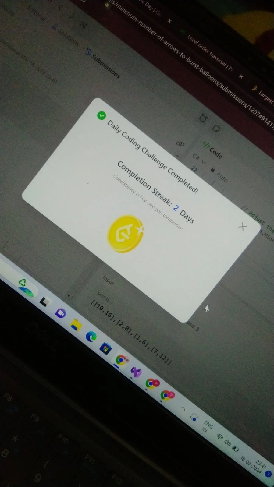 Anchal Prajapati on LinkedIn: leetcode problem solving of the day ️ Anchal Prajapati on LinkedIn: leetcode problem solving of the day ️