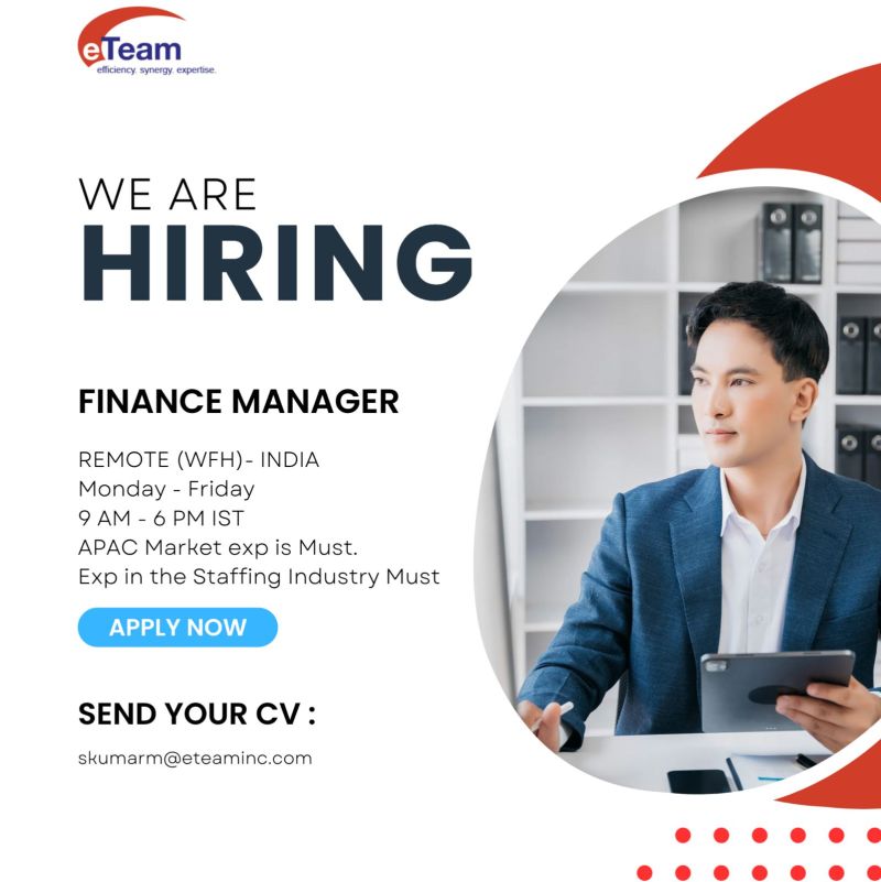 Sonu Kumar Pandey on LinkedIn: We are Hiring - Finance Manager Role ... Sonu Kumar Pandey on LinkedIn: We are Hiring - Finance Manager Role ...