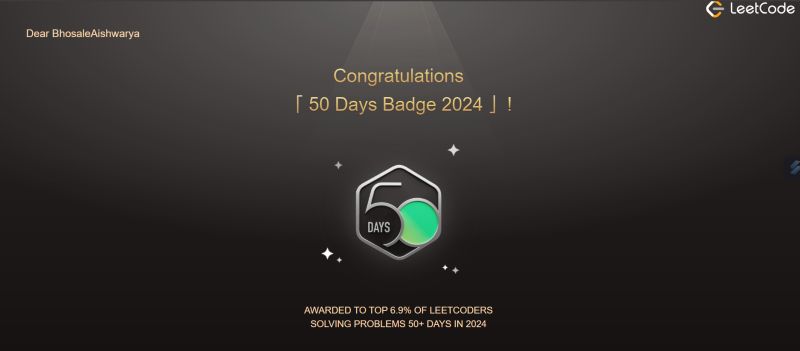 Aishwarya Bhosale on LinkedIn: #leetcode #codingstreak # ... Aishwarya Bhosale on LinkedIn: #leetcode #codingstreak # ...