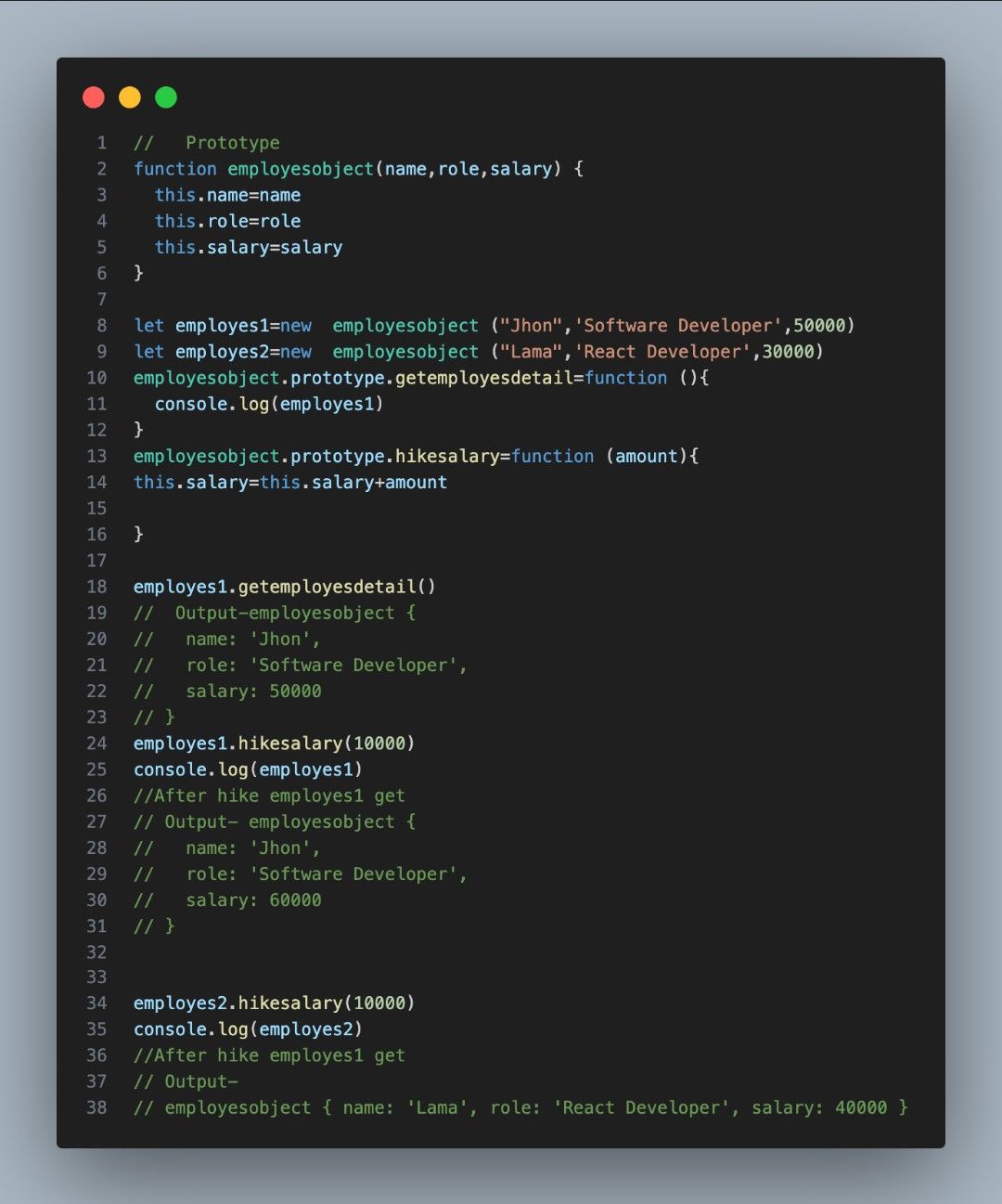 Mohammad Zaki on LinkedIn: #oops #javascript Mohammad Zaki on LinkedIn: #oops #javascript