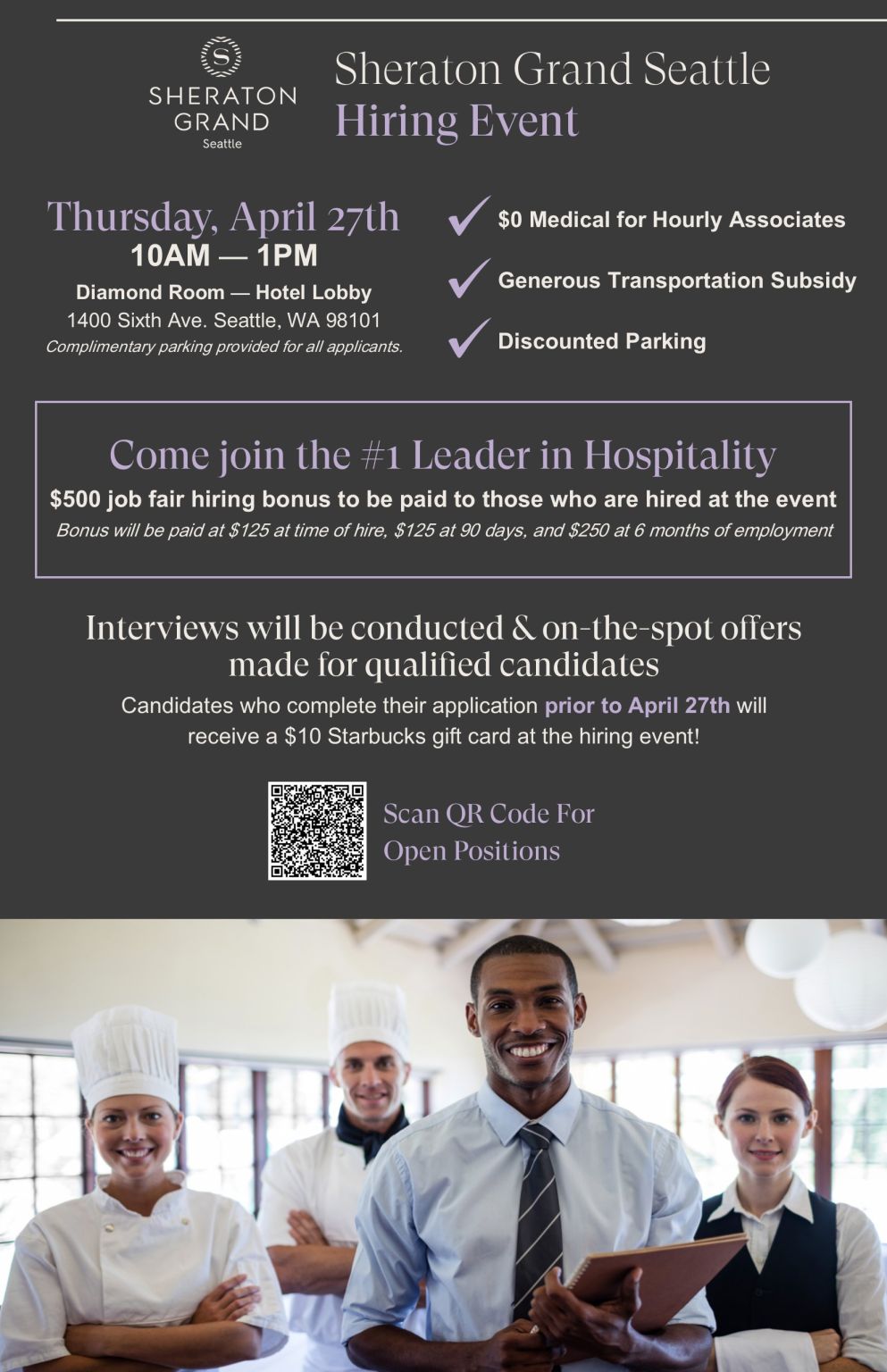 Sheraton Grand Seattle on LinkedIn: We’re hosting a hiring event on ... Sheraton Grand Seattle on LinkedIn: We’re hosting a hiring event on ...