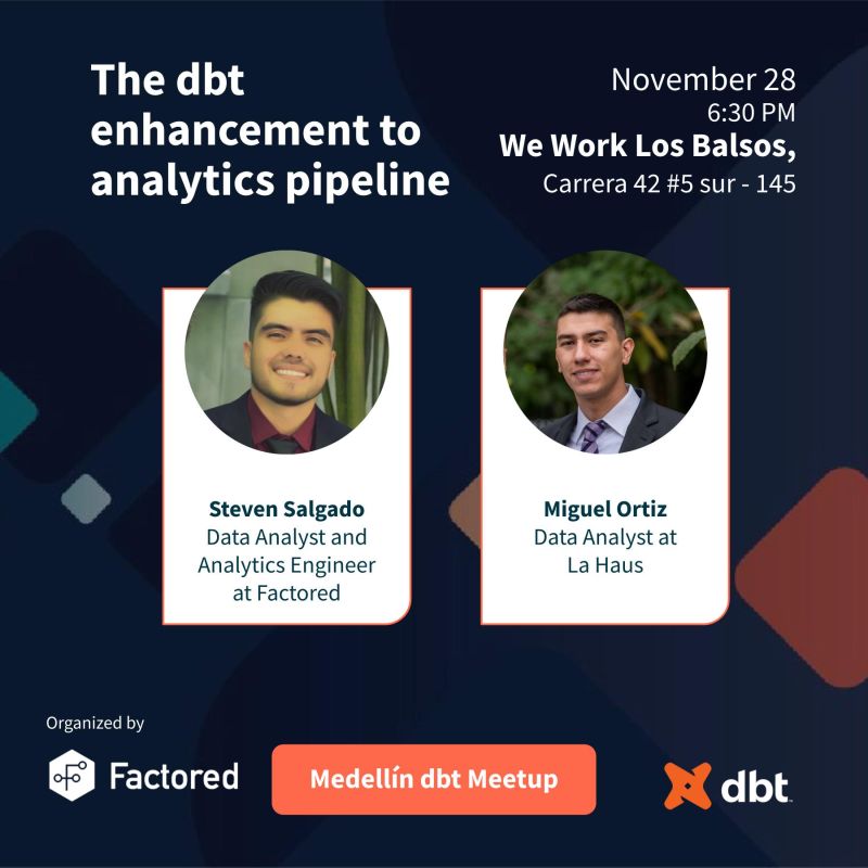 Factored on LinkedIn: #factored #dbt #dataanalytics #medellín #colombia Factored on LinkedIn: #factored #dbt #dataanalytics #medellín #colombia