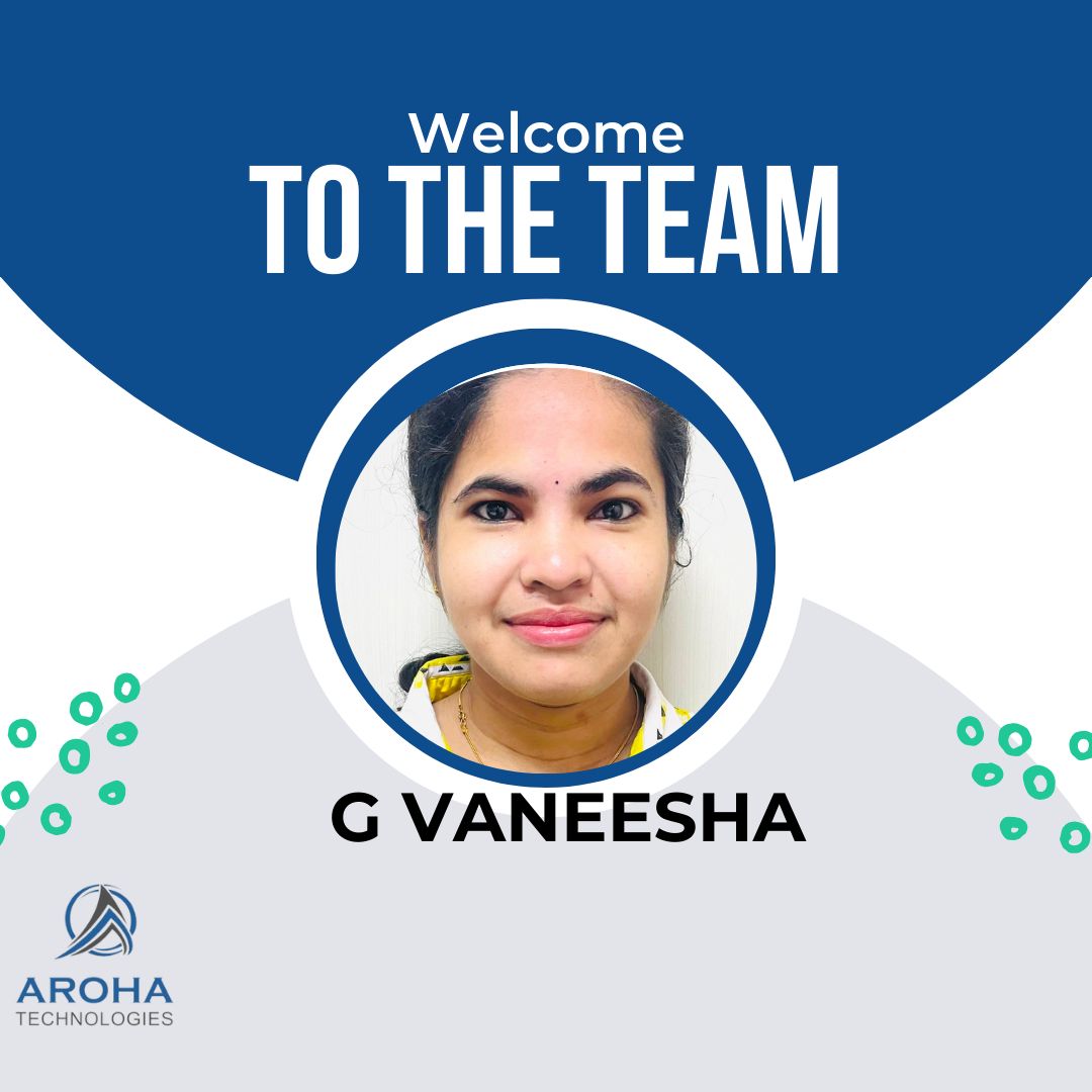 Aroha Technologies, Inc on LinkedIn: 🌟 Extending a warm welcome to Vani ... Aroha Technologies, Inc on LinkedIn: 🌟 Extending a warm welcome to Vani ...
