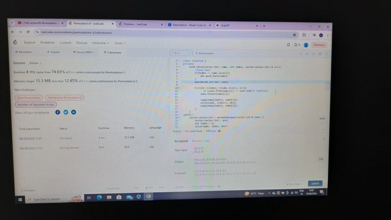 Shrishti Chaurasia on LinkedIn: solved today's DSA problems 😊😊 ... Shrishti Chaurasia on LinkedIn: solved today's DSA problems 😊😊 ...