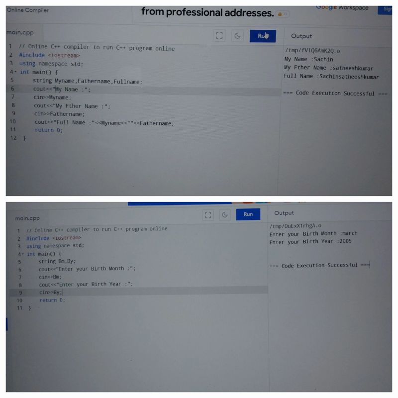 Sachin S S on LinkedIn: #cplusplus #cybernaut #techtrio #programmingjourney Sachin S S on LinkedIn: #cplusplus #cybernaut #techtrio #programmingjourney