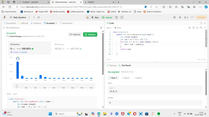 C Mohan on LinkedIn: #leetcode #coding #problemsolving #continuouslearning C Mohan on LinkedIn: #leetcode #coding #problemsolving #continuouslearning