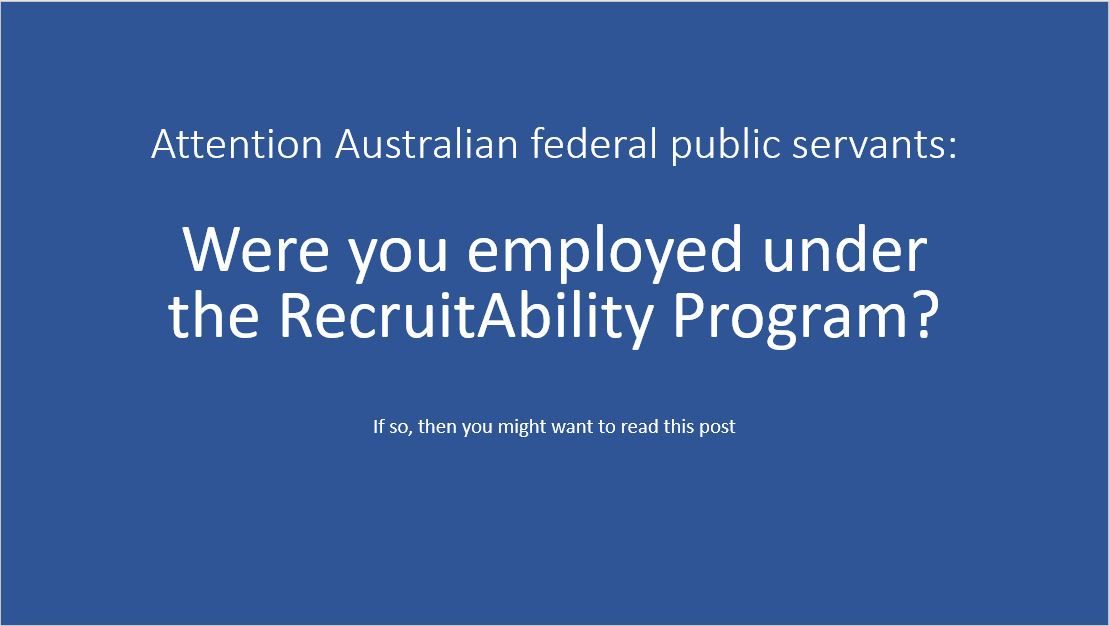 Michelle Lum BBehavSc(HonsPsych) on LinkedIn: The RecruitAbility ... Michelle Lum BBehavSc(HonsPsych) on LinkedIn: The RecruitAbility ...