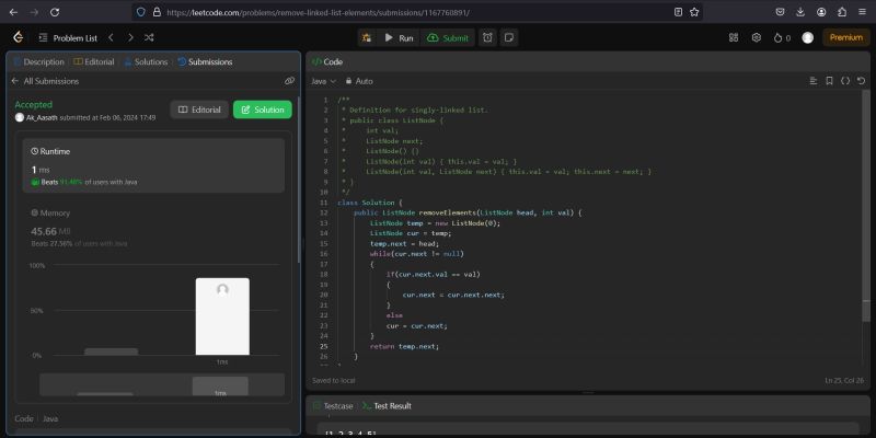 Abdul kalam Aasath on LinkedIn: On Day 69 of LeetCode Remove Linked ... Abdul kalam Aasath on LinkedIn: On Day 69 of LeetCode Remove Linked ...