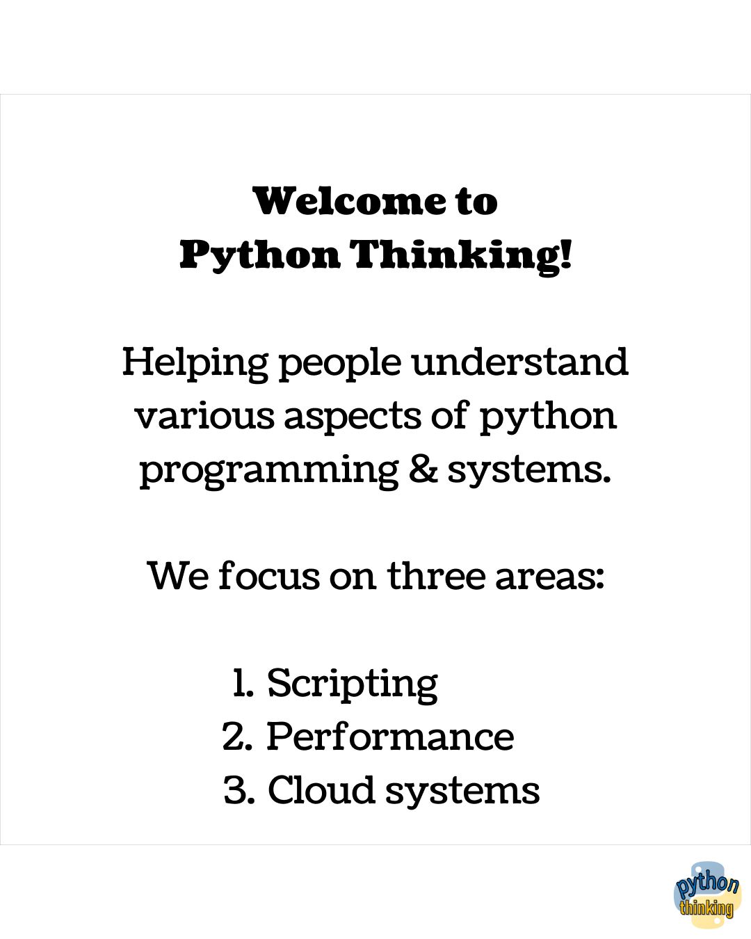 Python Thinking on LinkedIn: #python #pythonthinking #coding # ... Python Thinking on LinkedIn: #python #pythonthinking #coding # ...