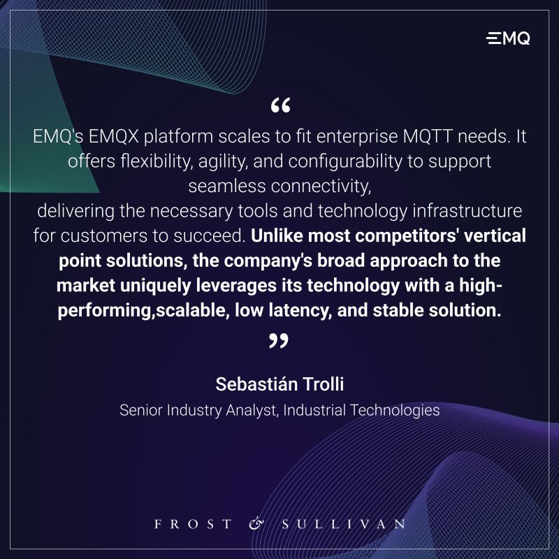 EMQ Technologies on LinkedIn: EMQ Receives Frost & Sullivan's 2023 ... EMQ Technologies on LinkedIn: EMQ Receives Frost & Sullivan's 2023 ...