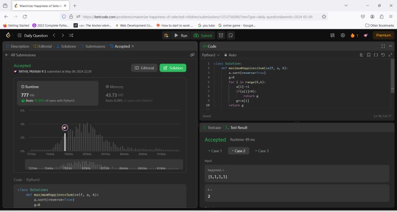 MITHIL PRANAV R S on LinkedIn: #100daysofcod #codingskills #leetcode # ... MITHIL PRANAV R S on LinkedIn: #100daysofcod #codingskills #leetcode # ...