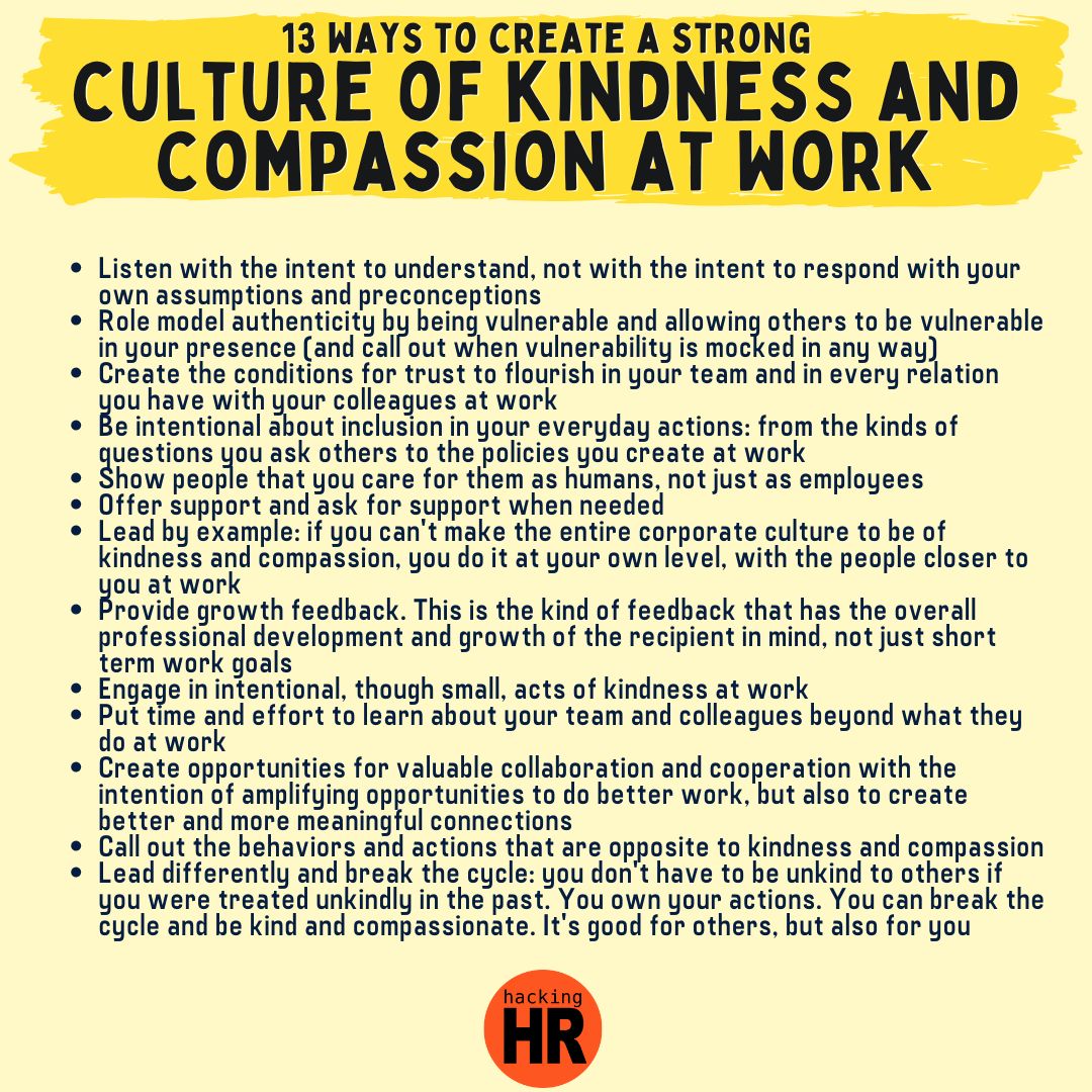 Hacking HR on LinkedIn: #kindness #compassion #empathy #culture # ... Hacking HR on LinkedIn: #kindness #compassion #empathy #culture # ...