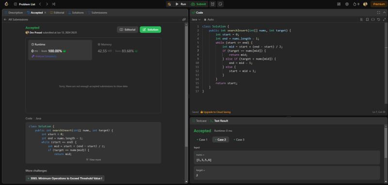 Dev Prasad on LinkedIn: #leetcode #dsa #java Dev Prasad on LinkedIn: #leetcode #dsa #java
