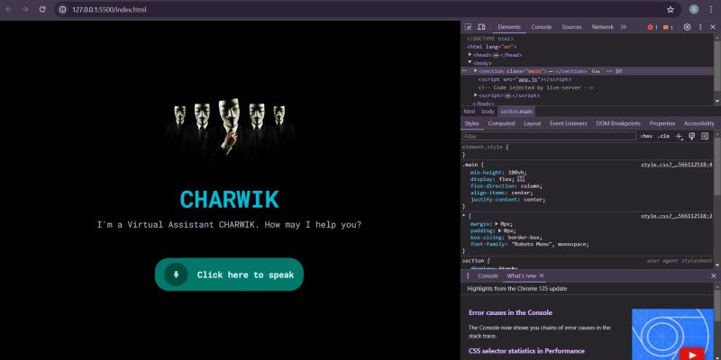 Shubh Shukla on LinkedIn: #webdevelopment #voiceassistant #charwik # ... Shubh Shukla on LinkedIn: #webdevelopment #voiceassistant #charwik # ...